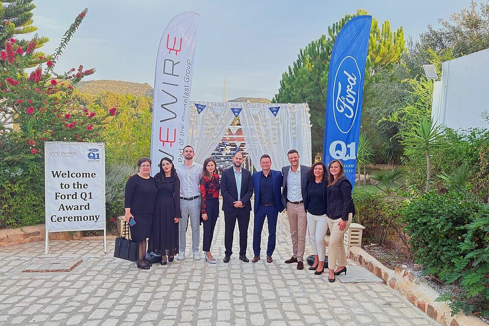 WeWire Tunisia receives the Ford Q1 Award