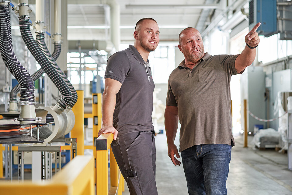 Guided plant tours for our employees